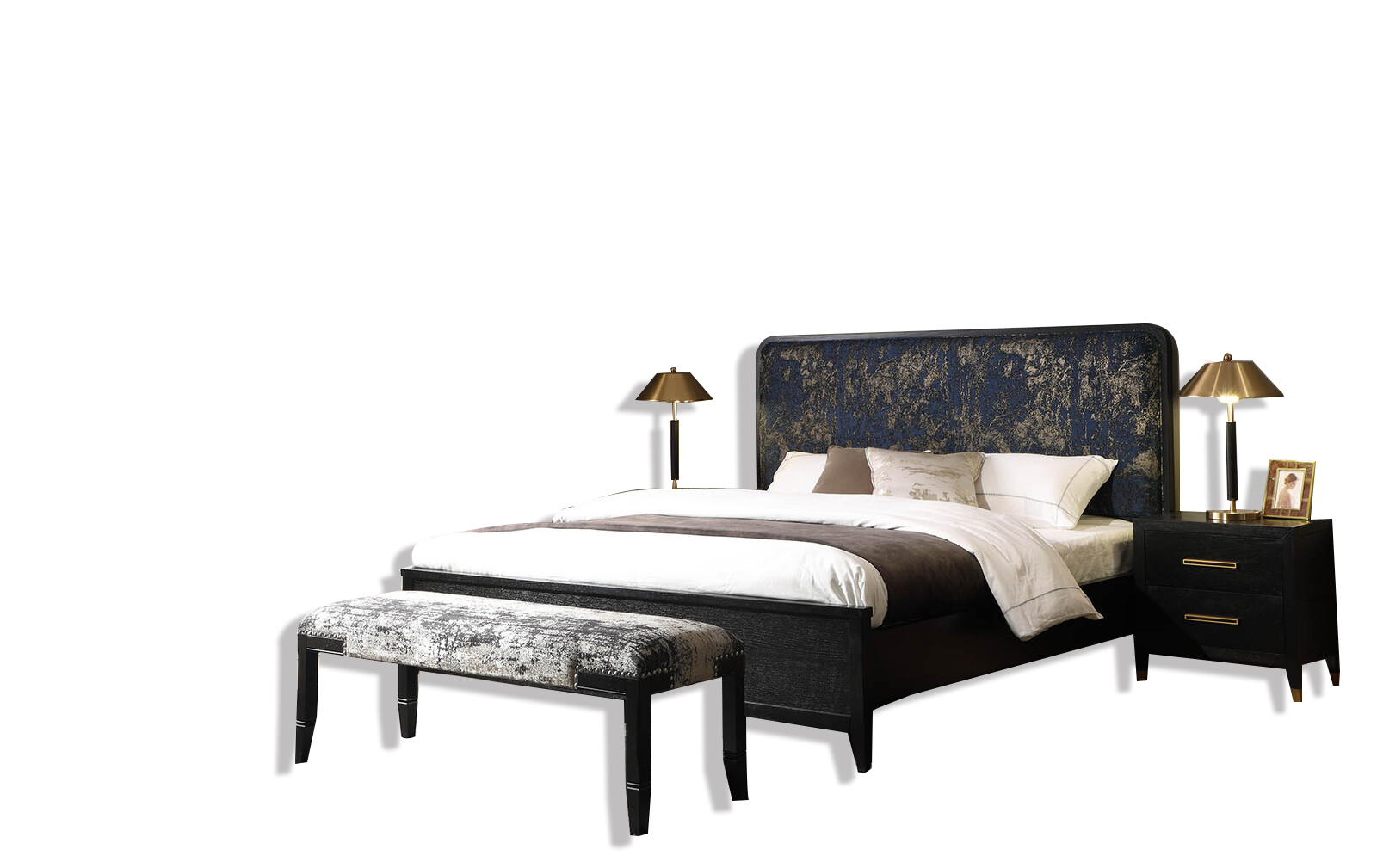 CALLISTO | LUXURIOUS FABRIC BED FRAME