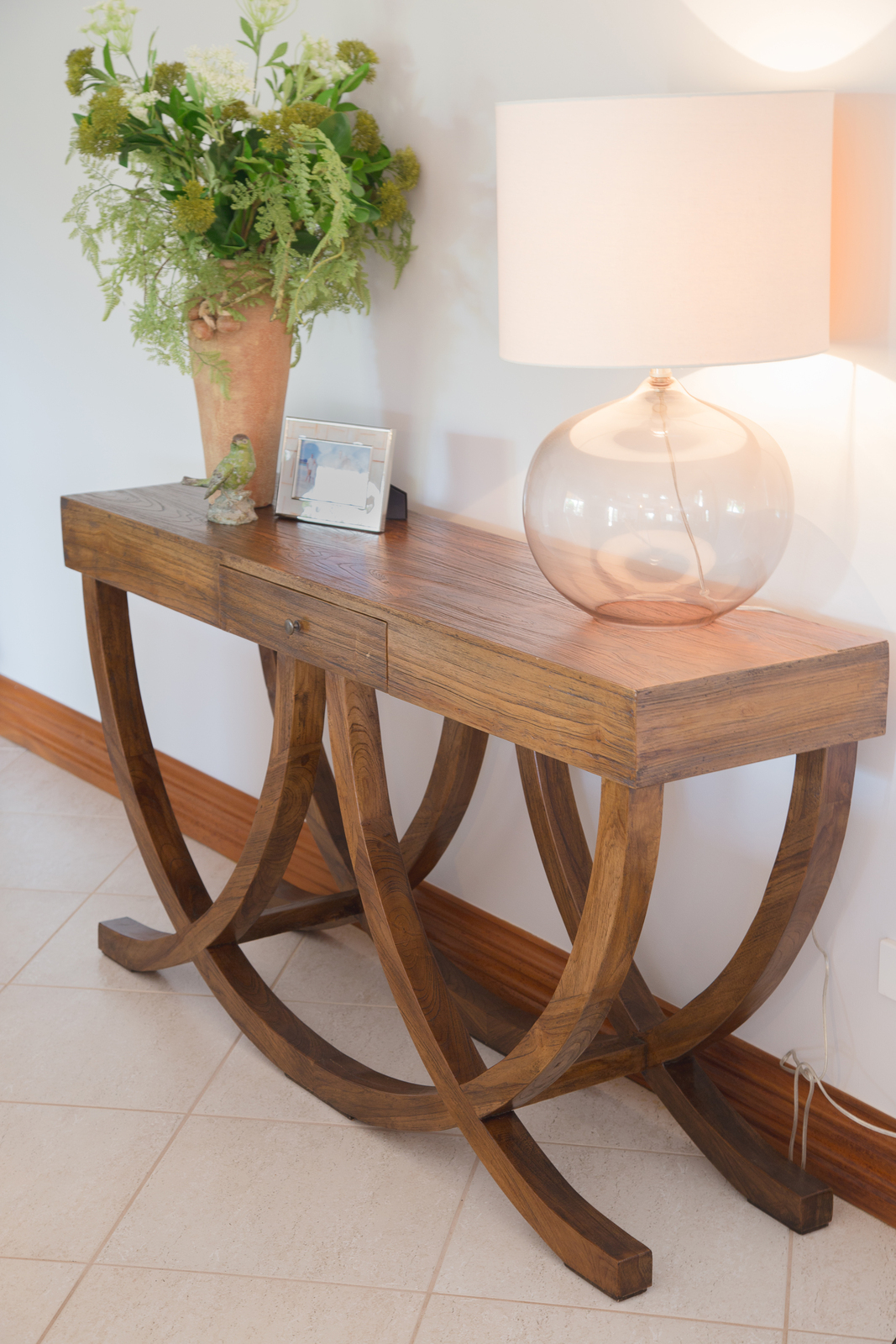 INVERTED ARC | RUSTIC TIMBER CONSOLE TABLE