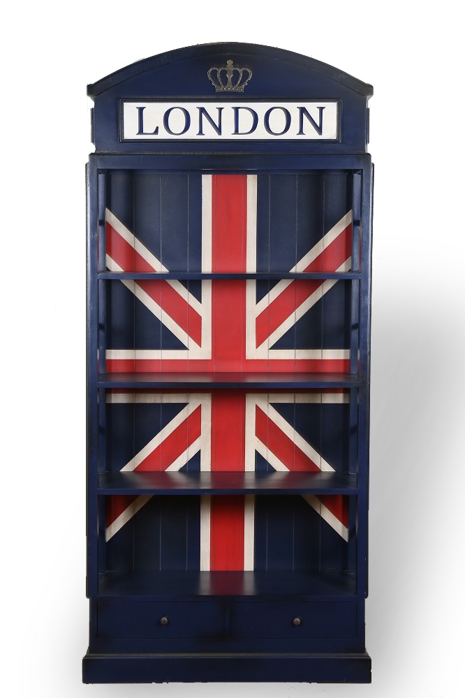 LONDON | UNION JACK DISPLAY CABINET