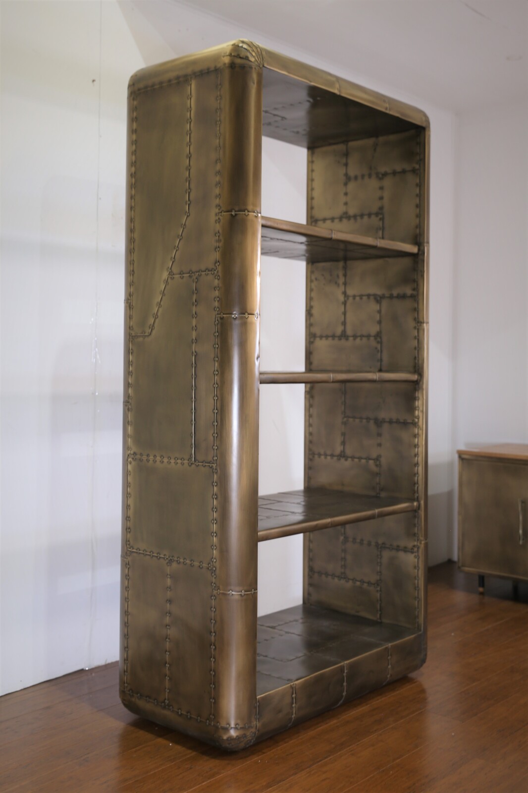 Aviator Industrial Metal Bookcase Brisbane Furniture