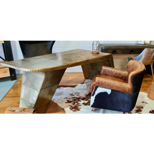 Aviator Industrial Desk Brisbane Furniture
